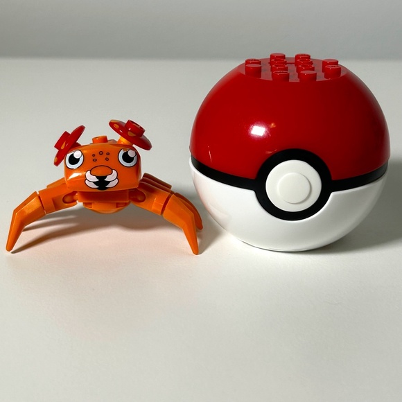 Pokemon | Toys | Mega Construx Pokemon Series 2 Paras Figure Pokeball ...